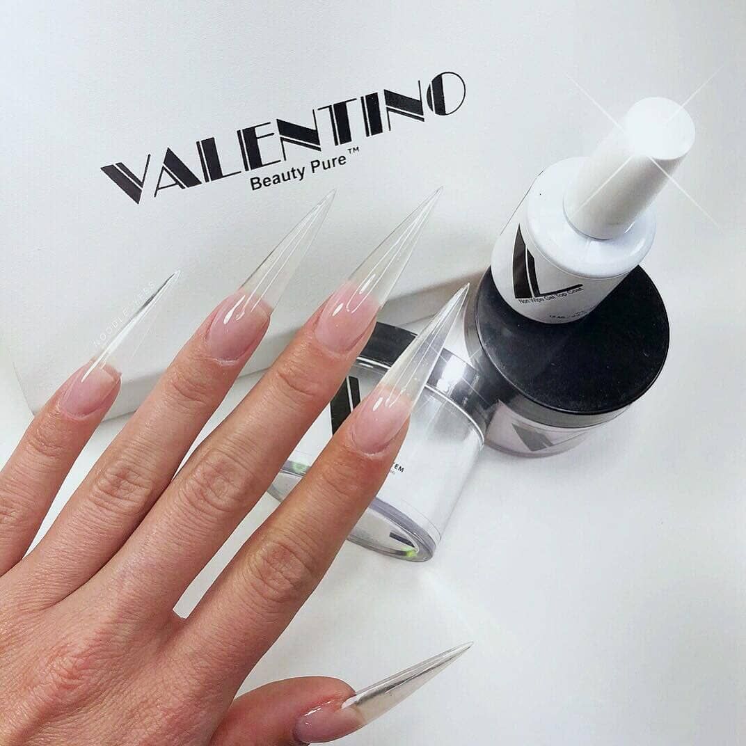 Valentino V Tips Stiletto Nail Tips Dazzzling Nails